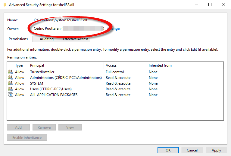 Replace, Move and Edit Protected Files in Windows