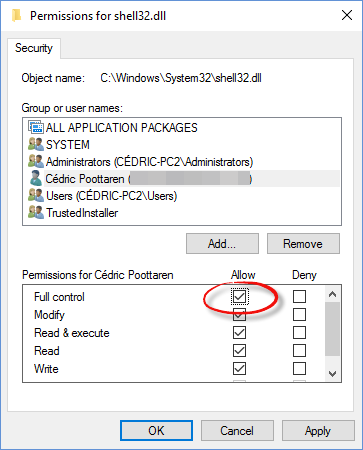 Replace, Move and Edit Protected Files in Windows